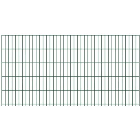 ALBERTS Doppelstab-Gittermatte, verz.grün, BxH2000x1200mm, Draht-Ø6/5/6 ...