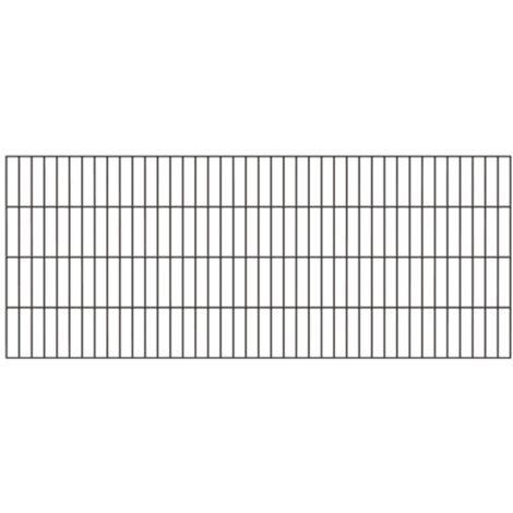 ALBERTS Doppelstab-Gittermatte, verz.anthr, BxH2000x800mm, Draht-Ø6/5/6 ...