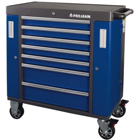 Projahn Bestückter Werkstattwagen SPACE mit 7 Schufächern und 229-tlg ...