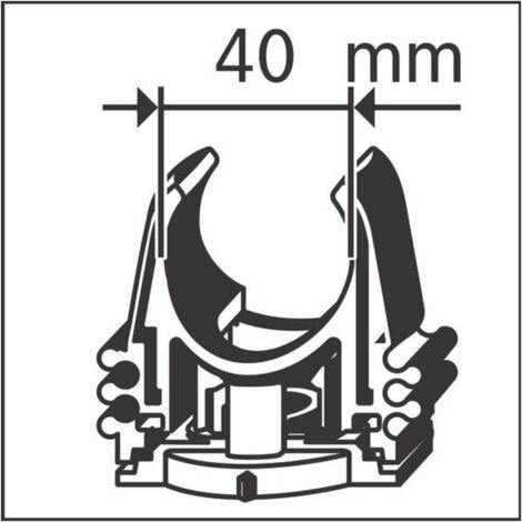 Bosch Professional Bosch PRO EPC Rohrclip, 40 mm