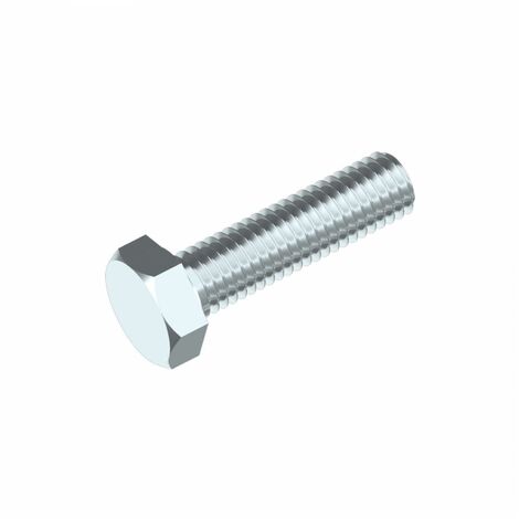 DIN 933 Sechskantschraube mit Gewinde bis Kopf M 30 x 150, 10.9 verzinkt farblos