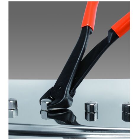 Bahco Mutternzange mit PVC-beschichteten Griffen, brüniert 180 mm