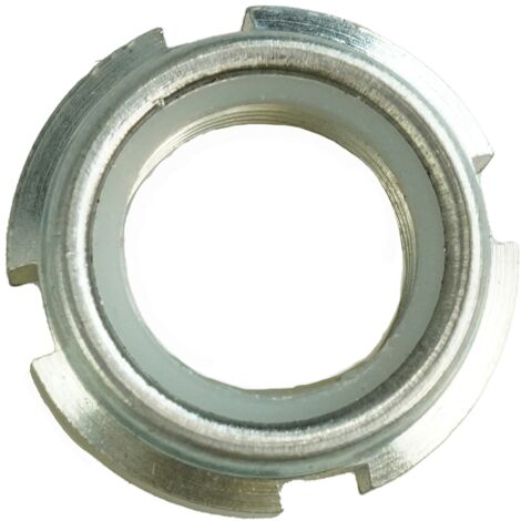 Reidl Nutmuttern Feingewinde M 15 x 1, 14 H verzinkt,mit nichtmetallischem Klemmteil