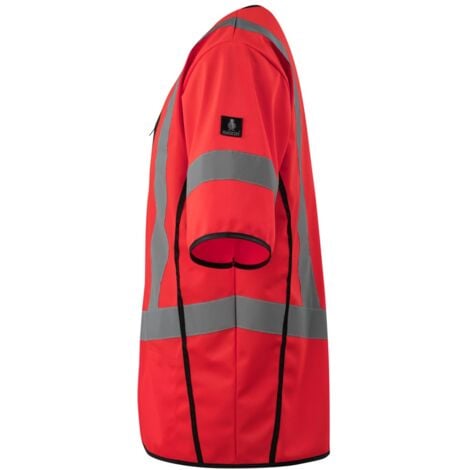 Mascot SAFE SUPREME Warnweste PACKWOOD Gr. L warnrot