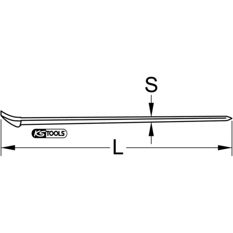 KS Tools BRONZEplus Brechstange 450 mm