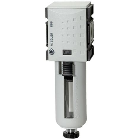 Riegler Filter »FUTURA« mit PC-Behälter, Schutzkorb, 5 µm, BG1, G 1/4, VA