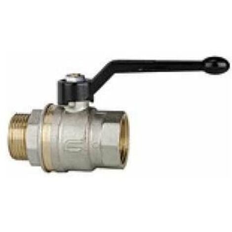 Riegler Kugelhahn, Standardausführung, voller Durchgang, IG/AG, MS ver., G 2