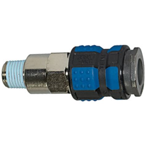 Riegler Schnellverschlusskupplung NW 7,8, hoher Durchfluss, R 3/8 AG