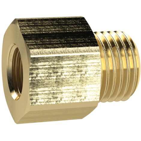 Riegler Reduziernippel lang, G 2 a., G 1 1/2 i., SW 70, Messing