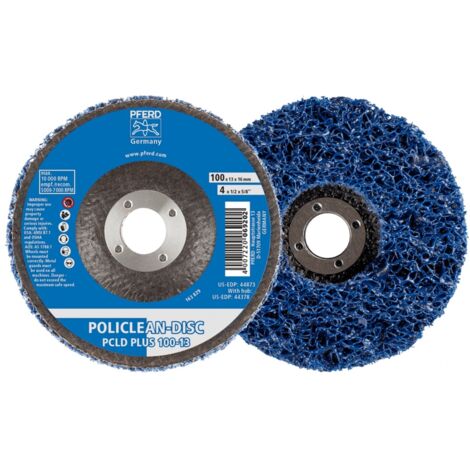 PFERD POLICLEAN PLUS PCLD Reinigungsvlies Ø 100x13 mm Bohrung Ø 16 mm ...