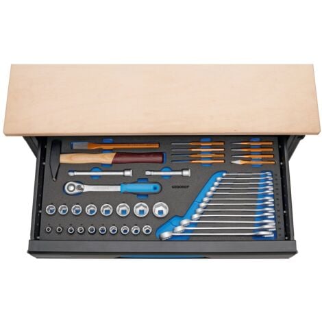 Gedore Werkzeugsortiment in CT-Modul 43-tlg.