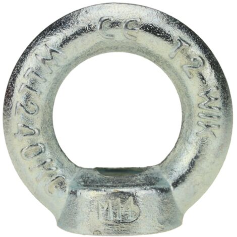 Reidl DIN 582 Ringmuttern M 42, Stahl verzinkt