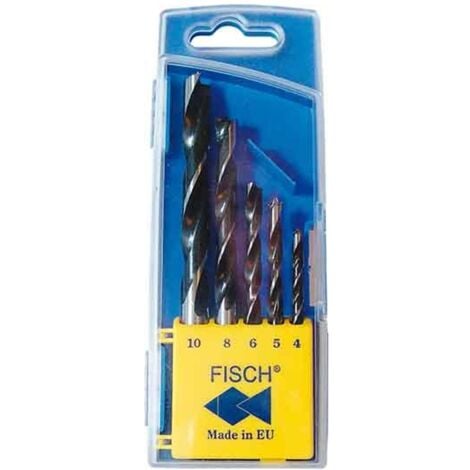 Fisch-Tool FISCH-Tools Holzspiralbohrer-Satz 5-tlg. 4-10 mm