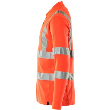 Mascot Warnschutz Polo-Shirt SAFE CLASSIC langarm 18283 Gr. 3XL warnrot