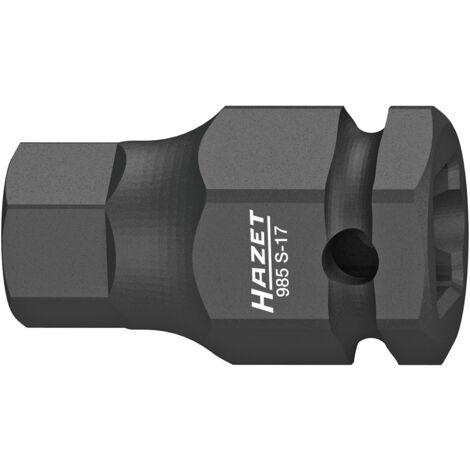 Hazet Schlag-, Maschinenschrauber Schraubendreher-Steckschlüsseleinsatz, Vierkant hohl 12,5 mm ...