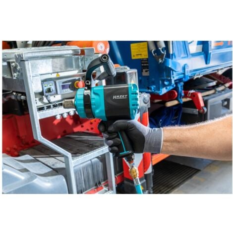 Hazet Twin Turbo Schlagschrauber, Lösemoment maximal: 4100 Nm, Vierkant massiv 25 mm (1 ...