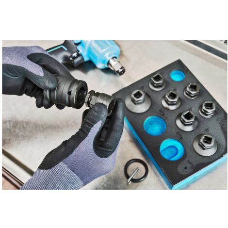 Hazet Schlag-, Maschinenschrauber Schraubendreher-Steckschlüsseleinsatz, Vierkant hohl 12,5 mm ...