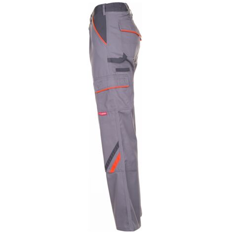 Planam Bundhose Visline, Gr. 30 zink/orange/schiefer