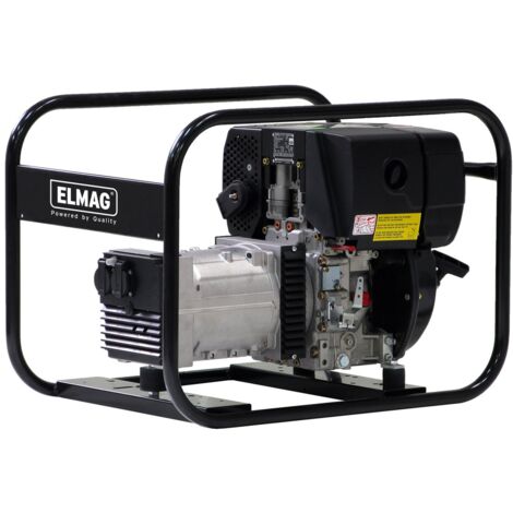 ELMAG Stromerzeuger SED 4200W-AVR mit HATZ-Motor 1B30 mit AVR-Regelung
