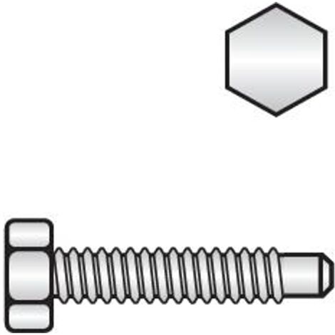 Reidl DIN 561 Sechskantschraube mit Zapfen Form B 10x30 8.8 blank