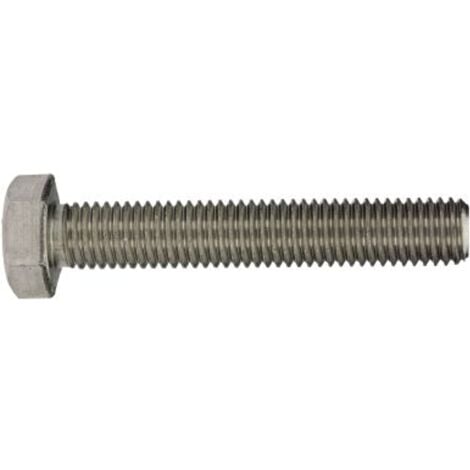 Reidl DIN 933 Sechskantschraube mit Gewinde bis Kopf M 10 x 80 A4 blank, AD W2/TRD 106