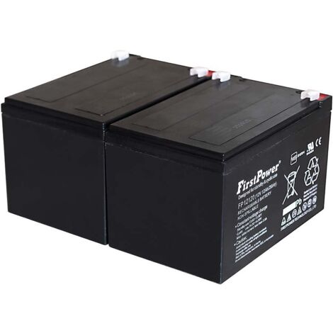 FirstPower Batería de GEL para FIAMM FG21202 12Ah 12V VdS