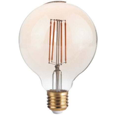 Ampoule Globe Ambré E27 Filament 4w