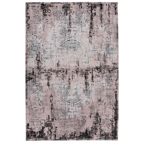 Tapis design effet brillant rectangle Miracle Gris 80x150