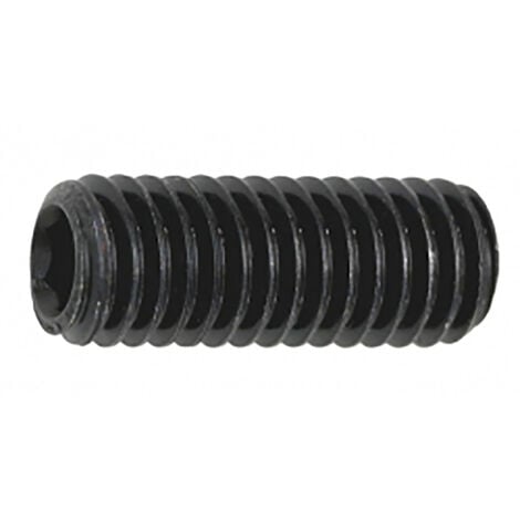 Boîte de 50 Vis sans tête M5x8 - 6 pans creux bout plat acier Wurth