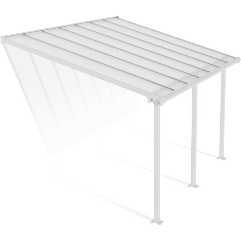 Palram - Canopia | Pergola Olympia Marquesina De Aluminio 425X294 Blanco