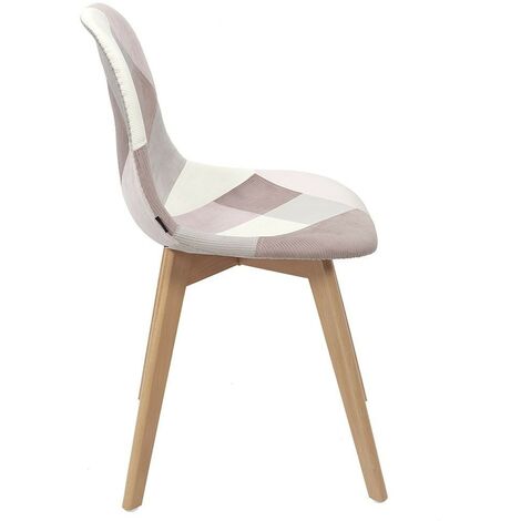 Chaise Patchwork rose