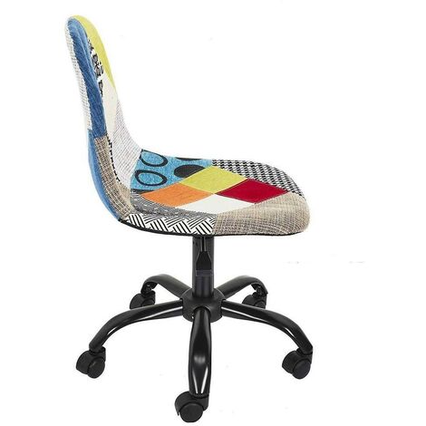Chaise de bureau patchwork