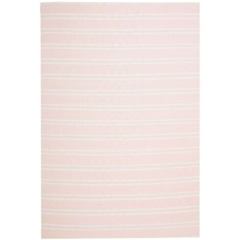 Tapis Rose Clair en Tissu Polyester 140 x 200 cm pour Salon ou Chambre ...