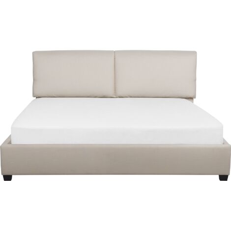 Lit Double à Eau Beige en Polyester 180 x 200 cm 2 Commandes Thermostat ...