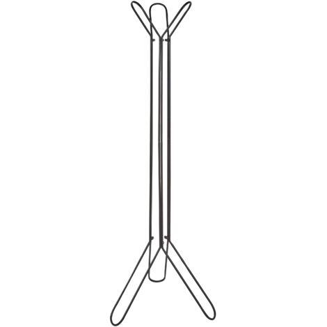 Porte-Manteau Moderne en Fer Porte Veste Noir Britton