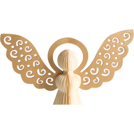 Ensemble de 3 Figurines d'Anges en Papier Alvéolé Origami Décoration de ...