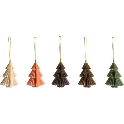 Lot de 20 Décorations de Noël en Papier Alvéolé à Suspendre 3D ...