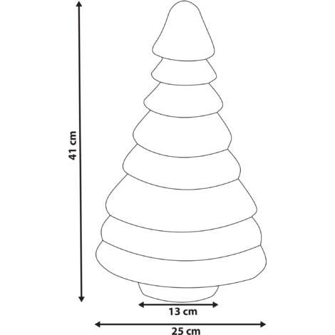 Décoration de Noel en Papier Alvéolé Accessoire LED en Forme de Sapin ...