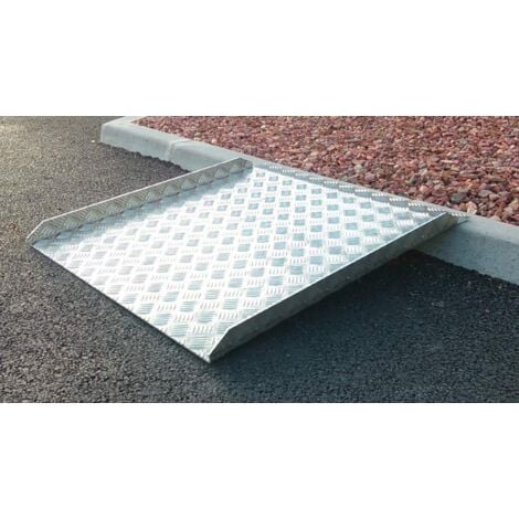 Rampe PMR amovible RIVIERA 800x770 mm aluminium damier