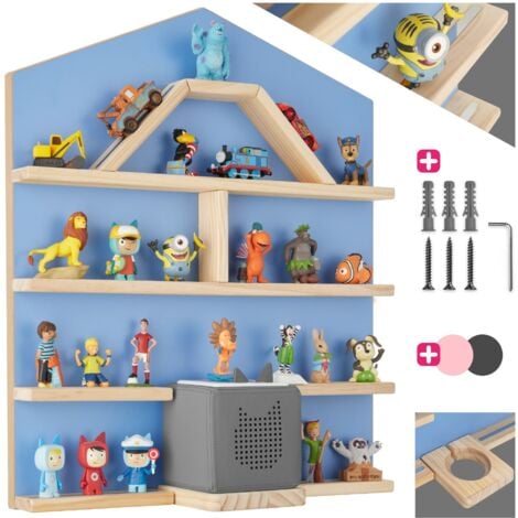 Floating shelves for toys store