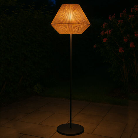 Lampadaire sans fil DARSON Beige Corde H151cm
