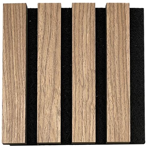 Echantillon panneau mural CHARLES Noyer Médium MDF 20x16cm