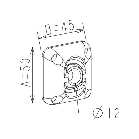 ZURFLUH-FELLER Guide A Rotule Ø12