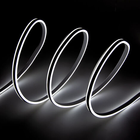 Tuyau de Bande LED "Neon Flex" 6W 2700ºK 24V 8x18mm Double 120xSMD2835 ...