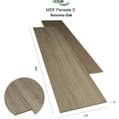 HEXIM Paneele S 1,04 m² MDF Holzpaneele Wandpaneele Wandverkleidung ...