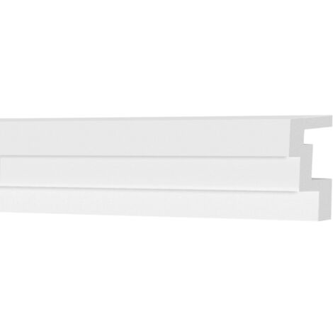 2 Meter Stuckleiste XPS stabil Marbet 25x60mm E-45