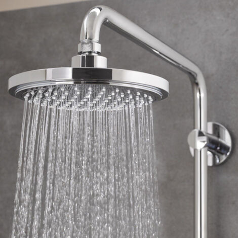 Pommeau de douche Grohe Tempesta 180mm jet pluie avec rotule mobile ...