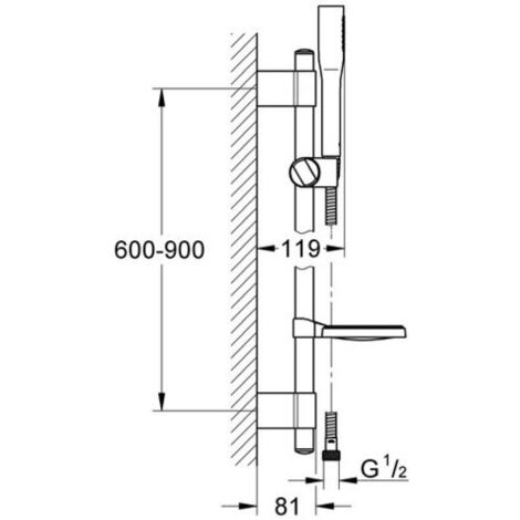 Grohe Euphoria Cosmopolitan Stick Set de douche 1 jet (27368000)