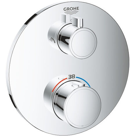 Grohe Grohtherm Set de douche encastré avec mitigeur thermostatique ...