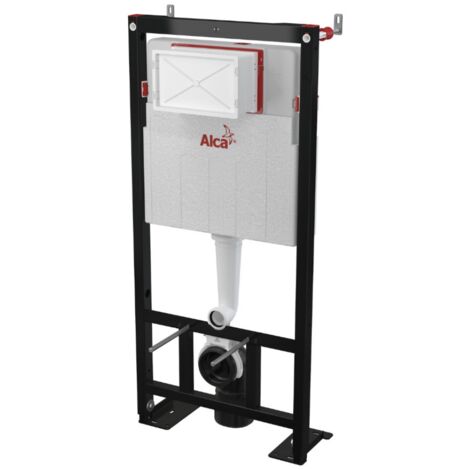 Alca Pack WC Bâti autoportant + WC sans bride Infinitio avec fixations ...